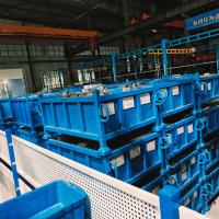 China Foldable Design High Load Capacity Stackable Metal Pallet Box for Warehouse Storage for sale