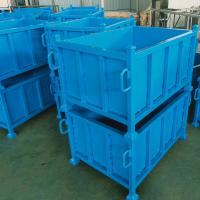 China Metal Pallet Crate Metal Storage Cage Stackable Pallet Cage Manufacturing Companies OEM for sale