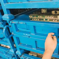 China Container Foldable Steel Pallet Box For Industry Parts Metal Stack Collapsible Storage Cage for sale