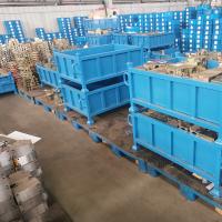 China Resistant Space Saving Metal Pallet Box  Metal Turnover Box Sale For for sale