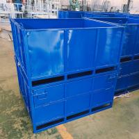 China Stackable Pallet Boxes Storage Pallet Box Metal Material Box  STorage Container Sale For for sale
