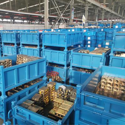 China Durable Stackable Foldable Metal Pallet Box For Industrial Storage And Logistics for sale