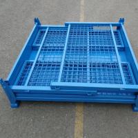 China Folding Wire Container Metal Mesh Storage Containers Metal Pellet Box Manufacturing Companies OEM for sale