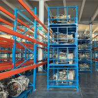 China Customized Metal Pallet Box Foldable Steel  Storage Grid Material Box For Sale for sale