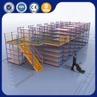 China Customized Length Steel Mezzanine Shelving Heavy Duty Industrial Storage Solutions for sale