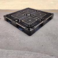 China Heavy-Duty Rackable HDPE Plastic Pallet (1000x1000x150mm) for sale