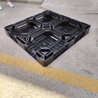 China Heavy-Duty Rackable HDPE Plastic Pallet (1000x1000x150mm) for sale