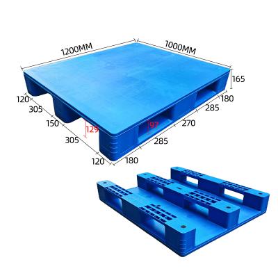 China HDPE PLASTIC PALLET  1200*1000*130 Dynamic load 1500kg for sale