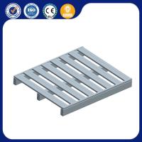 China Warehouse Steel Pallets Galvanized Mild Metal Storage Pallets 1000x800 1000x1000 for sale