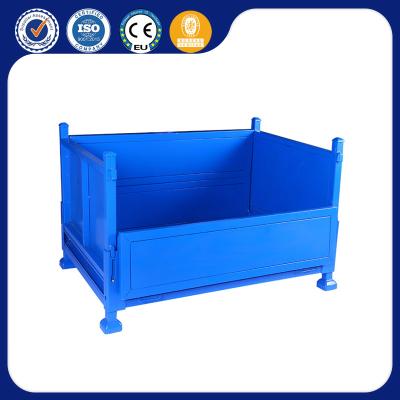 China Metal Pallet Crate Metal Storage Cage Stackable Pallet Cage Manufacturing Companies OEM for sale