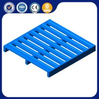 China 1000 - 2000Kg Warehouse Steel Pallet Metal Frame Pallet Customized Color Wear Resistant for sale