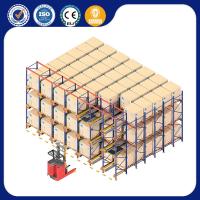 China Corrosion Resistance Radio Shuttle Pallet Racking System Heavy Duty Design Multiple Color for sale