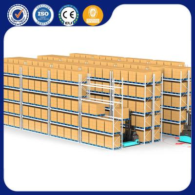 China Heavy Duty Warehouse  Very Narrow Aisle Racking System Narrow Aisle Racking 1000-2000kg for sale
