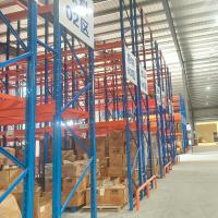 China Heavy Duty Pallet Rack With 500KG-4000kg Load Capacity Adjustable Height  Accessible For Industrial Warehouse Storage for sale