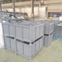 China CHINA Industrial Storage Metal Pallet Box  Customizable  Storage Mesh Bins Sale For for sale