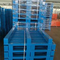 China Customized Heavy Duty Steel Pallets For Forklift Operations And Metal Pallets For Warehousing for sale