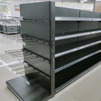 China Large Capacity Supermarket Display Rack with Adjustable Height and Customizable Size for Retail Supermarket Rack for sale