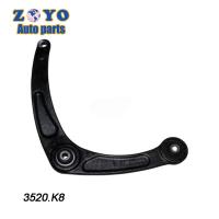 China Nature Rubber Bushing Lower Forged Control Arm for Peugeot 307 3A/C 2008 Edition for sale