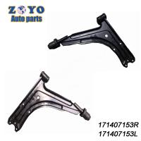 China VW Golf7 Front Lower Control Arm Adjustable Stamped and Coated in Black E-coating for sale
