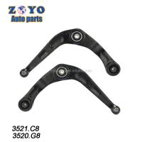 China PEUGEOT 206 Hatchback Car Suspension System with OE NO. 3521.C8 Lower Upper Arm Set for sale