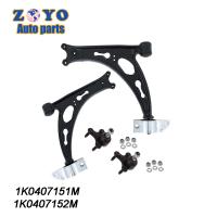 China Volkswagen Golf Seat ALTEA Front Lower Control Arm Black E-coating OE NO. 1K0407152M for sale