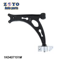 China Volkswagen Golf Seat ALTEA Front Lower Control Arm Black E-coating OE NO. 1K0407152M for sale