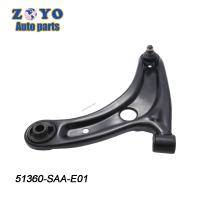 China 51360-SAA-E01 51350-SAA-E01 Black E-coating Control Arm for Honda Jazz 2001-2008 for sale
