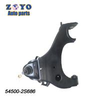 China 40Cr Ball Joint Nature Rubber Bushing Stamped Front Lower Control Arm for Nissan Pick Up for sale
