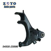 China 40Cr Ball Joint Nature Rubber Bushing Stamped Front Lower Control Arm for Nissan Pick Up for sale
