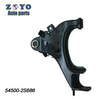 China 40Cr Ball Joint Nature Rubber Bushing Stamped Front Lower Control Arm for Nissan Pick Up for sale