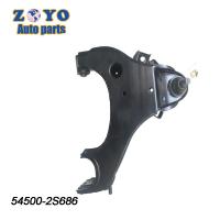 China 40Cr Ball Joint Nature Rubber Bushing Stamped Front Lower Control Arm for Nissan Pick Up for sale