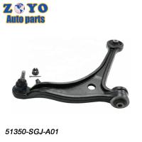 China 51350-SHJ-A01 Car Suspension Parts Steel Lower Control Arm for Honda Odyssey 2015 2016 for sale