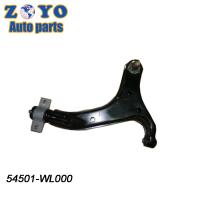 China Left Control Arm for Nissan Elgrand E51 54501-WL000 Natural Rubber Neutral Packaging OEM Standard for sale