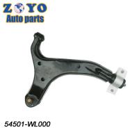China Left Control Arm for Nissan Elgrand E51 54501-WL000 Natural Rubber Neutral Packaging OEM Standard for sale