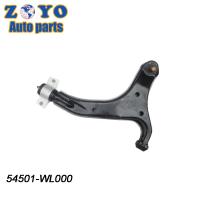 China Left Control Arm for Nissan Elgrand E51 54501-WL000 Natural Rubber Neutral Packaging OEM Standard for sale