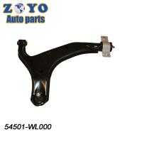 China Left Control Arm for Nissan Elgrand E51 54501-WL000 Natural Rubber Neutral Packaging OEM Standard for sale