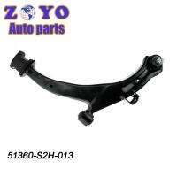 China 51360-S2H-013 51360-S2H-G02 front lower suspension control arm for Honda HR-V 99-06 for sale