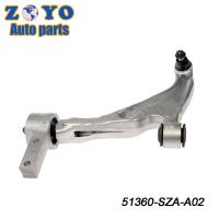 China Front Lower Suspension Arm for Honda Fit Control Arm Japanese Car Spare Parts 51360-SZA-A02 for sale