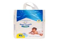 China Blue ADL Breathable Baby Diapers 3 Layer Microfiber Stretchy Waistband for sale