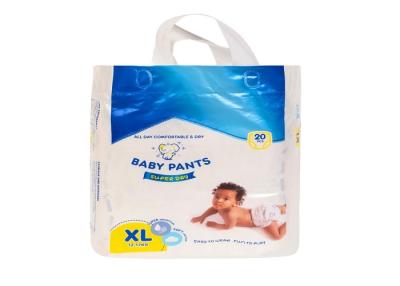 China Blue ADL Breathable Baby Diapers 3 Layer Microfiber Stretchy Waistband for sale