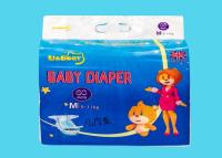 China White Breathable Backsheet Soft Baby Diaper 390*320mm Cartoon Printed for sale