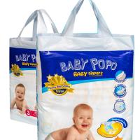 China Fluff Pulp Newborn Baby Diapers Sumitomo SAP Disposable Night Nappies for sale