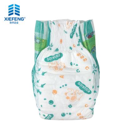 China Green ADL Night Disposable Baby Diapers for sale