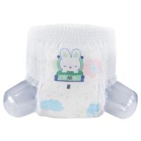 China Big Elastic Waistband Pull Up Overnight Diapers Green ADL Organic Disposable Nappies for sale