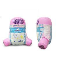 China Sumitomo SAP Nonwoven Widen Hug Elastic Waistband Soft Baby Diaper for sale