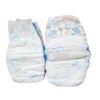 China Color Printed Newborn Disposable Diapers Non Woven Topsheet 3D Leak Protection for sale