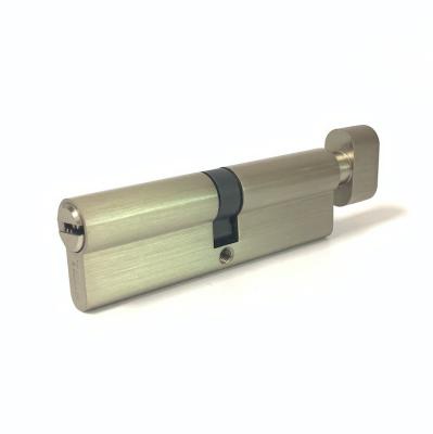 China 100mm One Side Cylinder Lock Brass Door Euro Lock Customized for sale