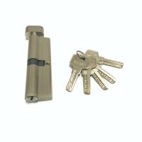 China 100mm One Side Cylinder Lock Brass Door Euro Lock Customized for sale