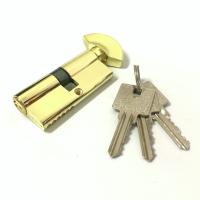 China Single Open Zinc Cylinder Lock 70mm Euro Lock With Aluminum Or Zinc Knob for sale