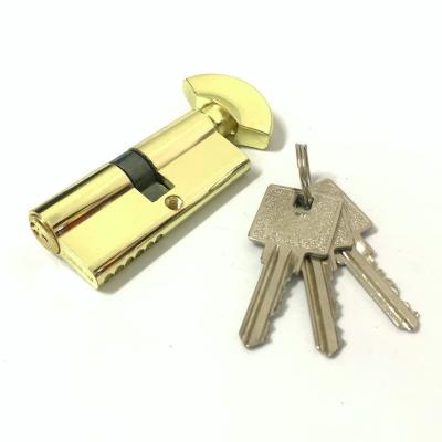 China Single Open Zinc Cylinder Lock 70mm Euro Lock With Aluminum Or Zinc Knob for sale
